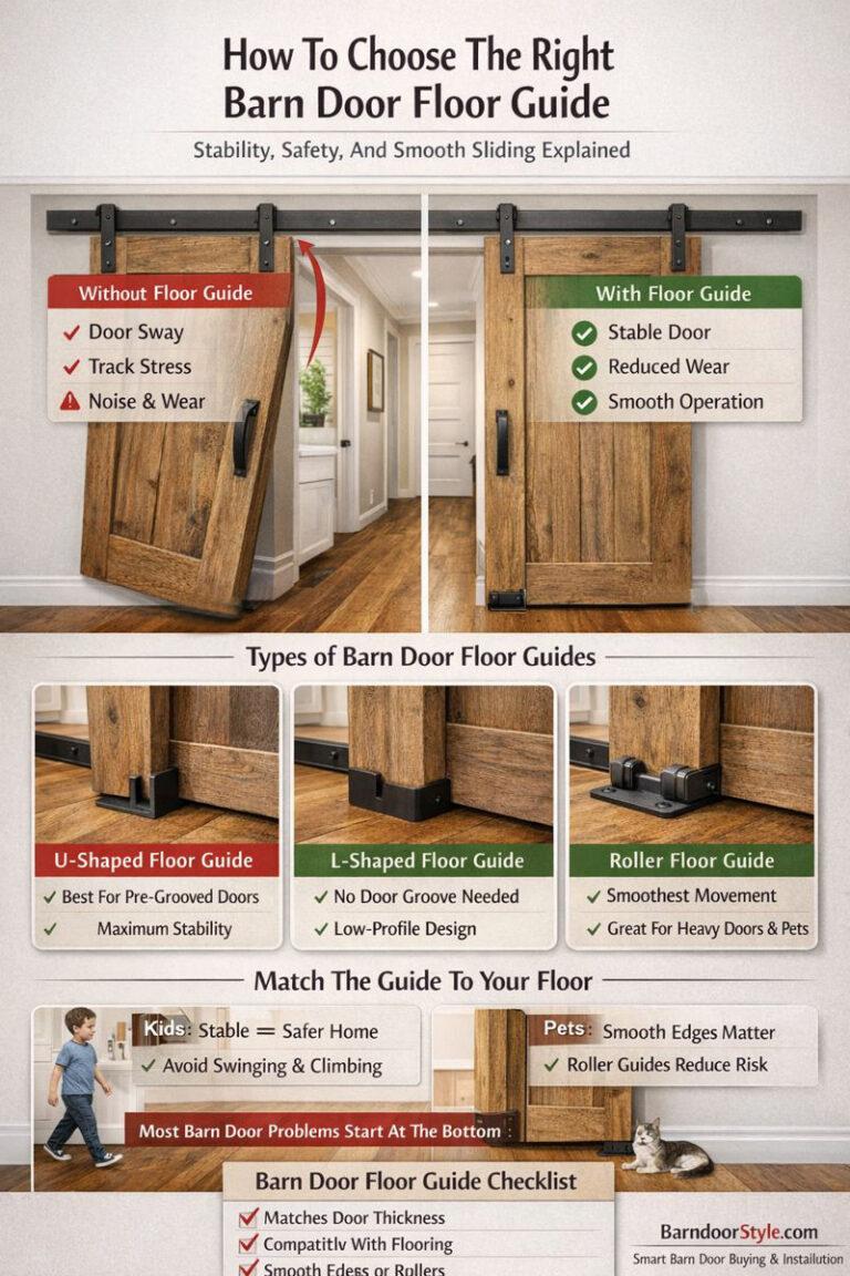 How to Choose the Right Barn Door Floor Guide